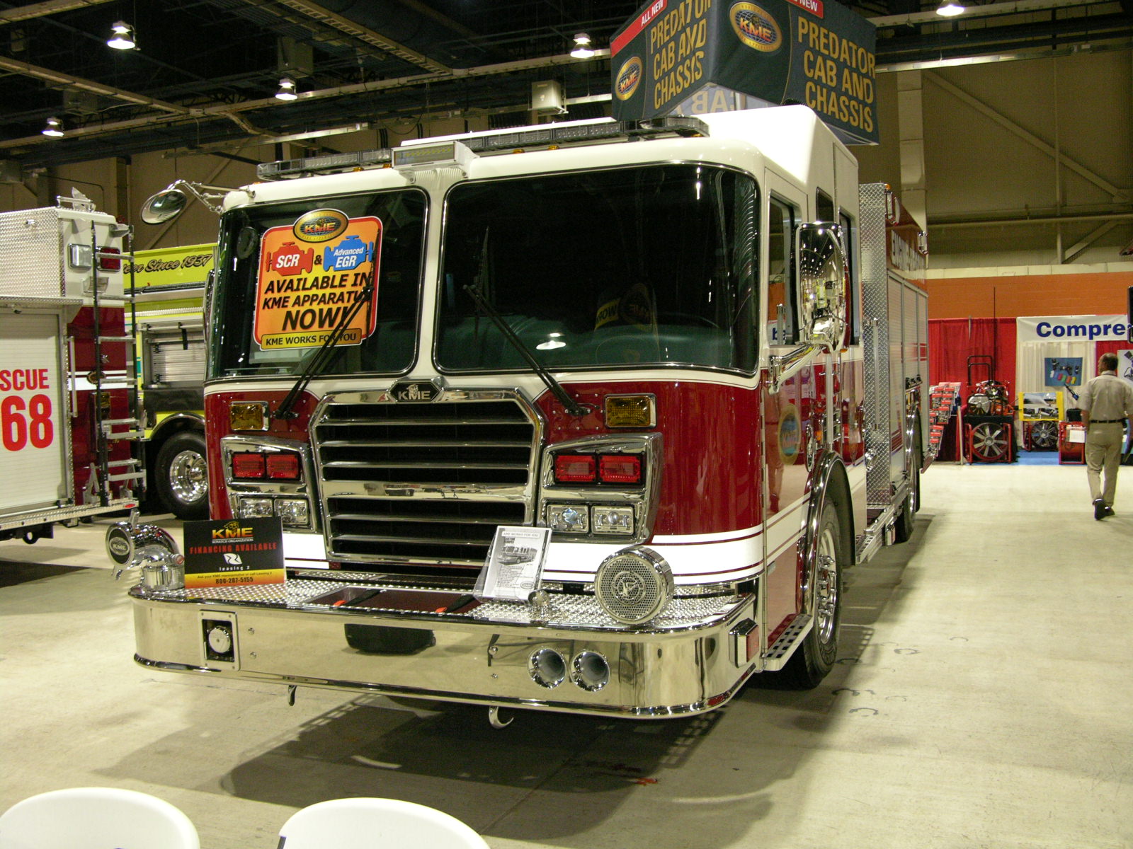 KME Custom Predator Pumper / MaxxForce 13 engine / Hale QMax 1500 gpm ...