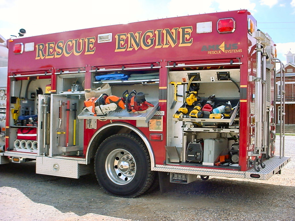 Myersville VFD 2003 KME Excel Rescue/Pumper 1250 GPM pump with 750 ...